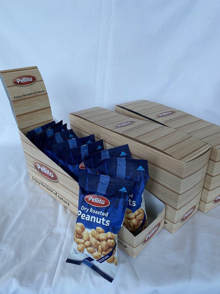 Dry Roasted. 30 Pkt Box.Pellito - Peanuts