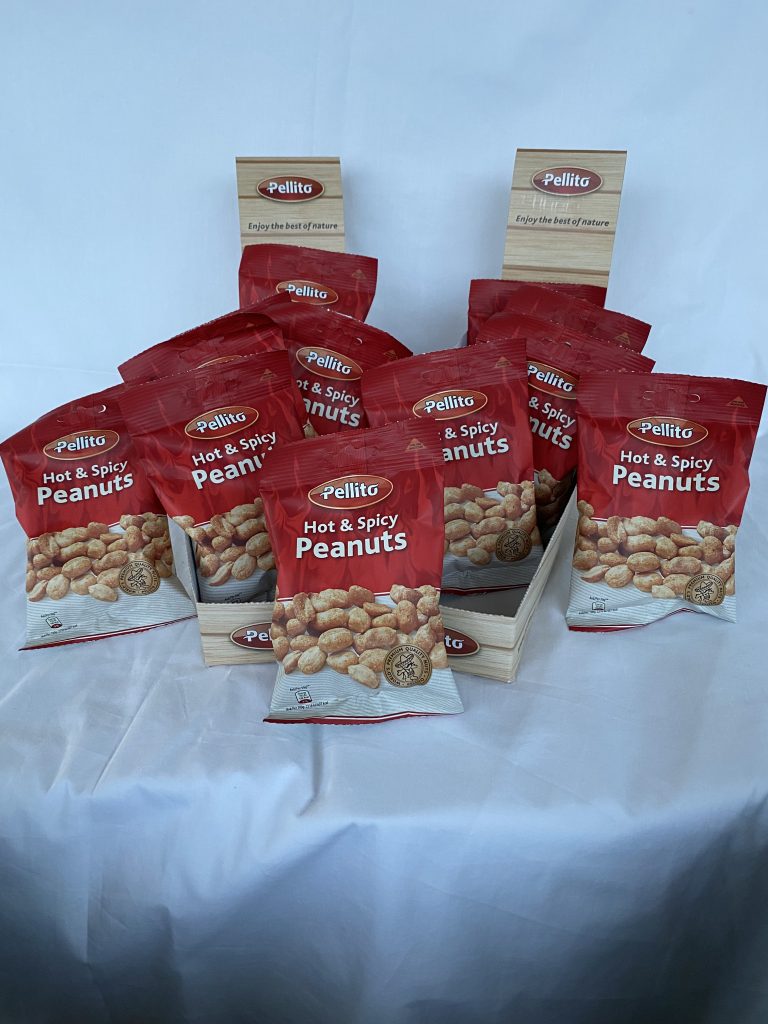 Hot n' Spicy. 24 Pkt Box.Pellito - Peanuts