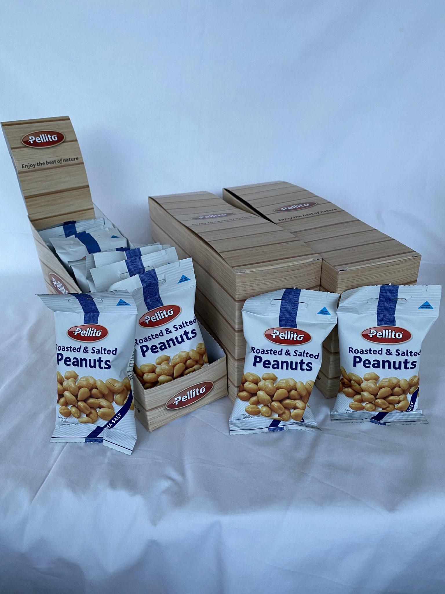Roasted and Salted.30 Pkt Box.Pellito - Peanuts
